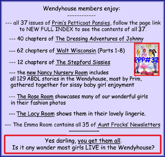 Intro to Prim's Petticoat Wendyhouse: erotic sissy stories and drawings ...